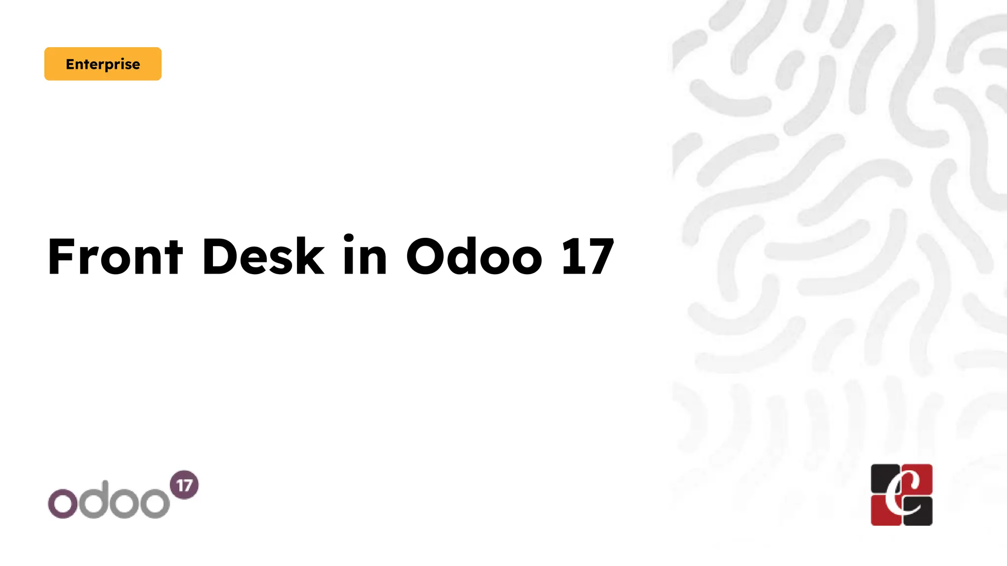 Front Desk Management in the Odoo 17 ERP | PPT