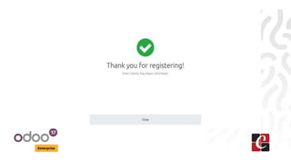 Front Desk Management in the Odoo 17 ERP | PPT