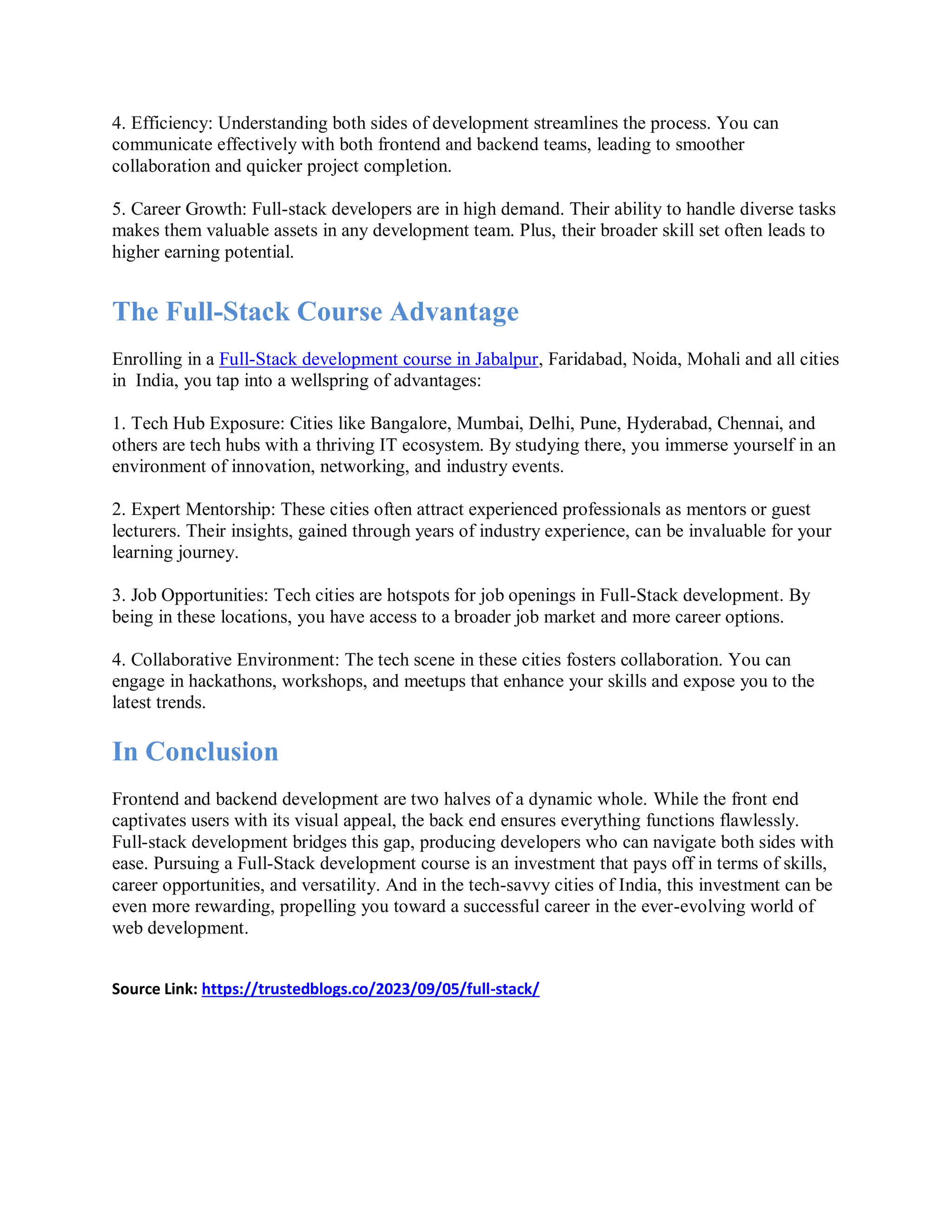 Frontend vs. Backend Development: Decoding the Distinctions | PDF