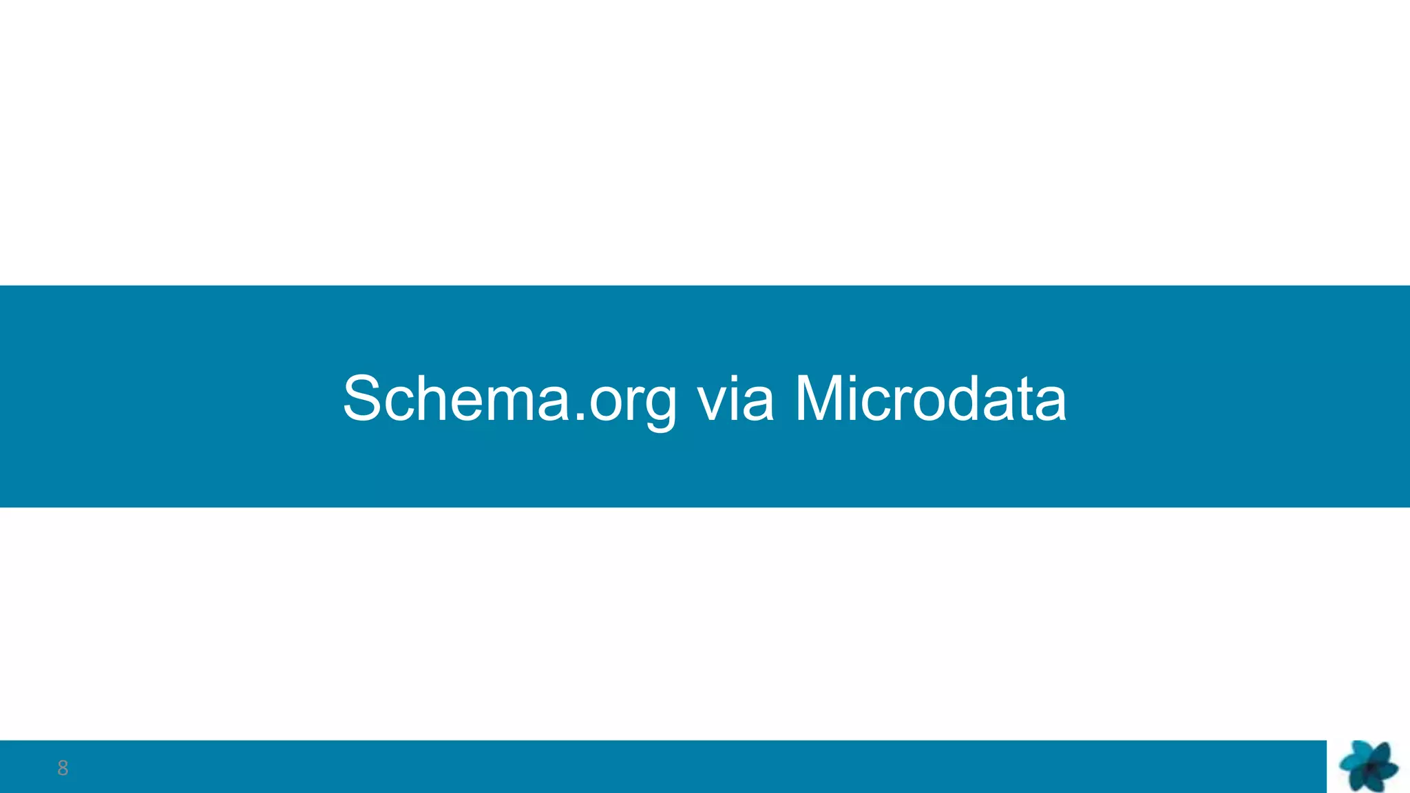 Intro schema.org / microdata voor frontend developers | PPTX
