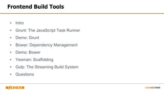 Frontend Build Tools - CC FE & UX | PPT