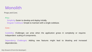 Exploring Modern Web Architectures: Monoliths, Monorepos, Multirepos ...
