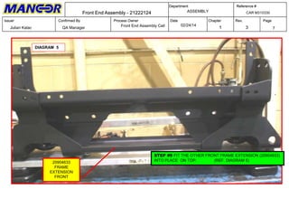 Front end assembly procedure volvo trucks | PPTX