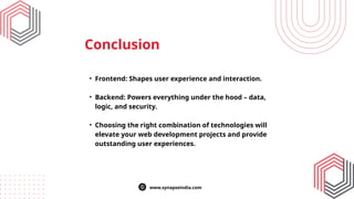 Frontend & Backend The Powerhouses of Modern Web Applications.pptx