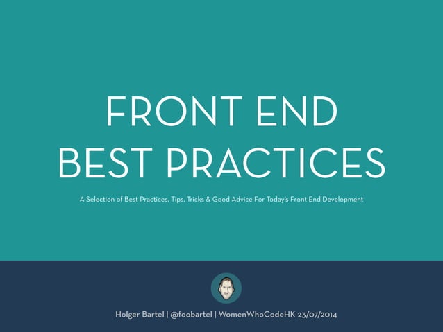 Front End Best Practices | PDF