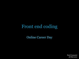 Front end coding | PDF