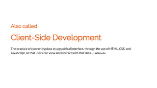 Front-End Development | PPT