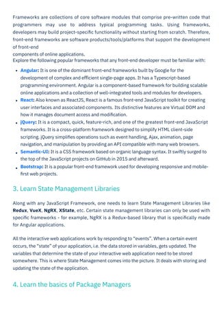 Frontend Developer Roadmap PDF By Scholarhat | PDF