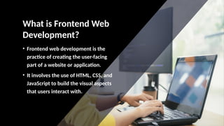 Key Insights on Frontend Web Development | PPT