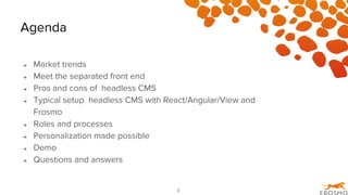 Front-end development for headless cms | PPT