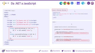 Frontend Development with Blazor | PPT