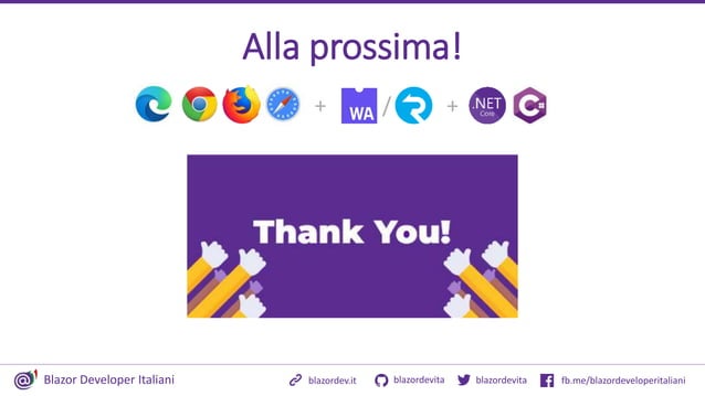 Frontend Development with Blazor | PPT