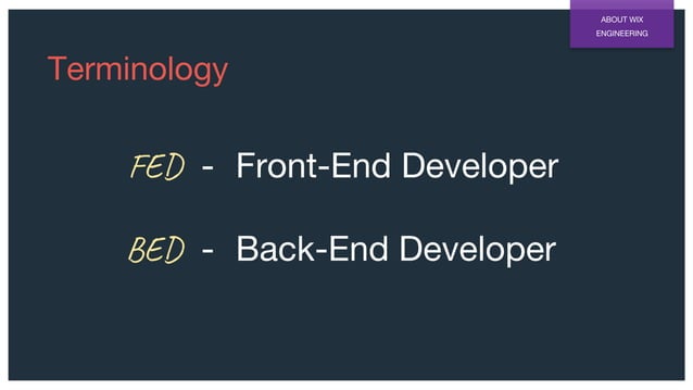 Frontend Engineer Hiring Explained At Wix Engineering Ppt