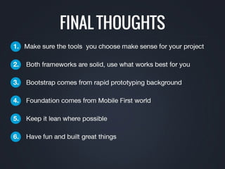Front end frameworks | PDF