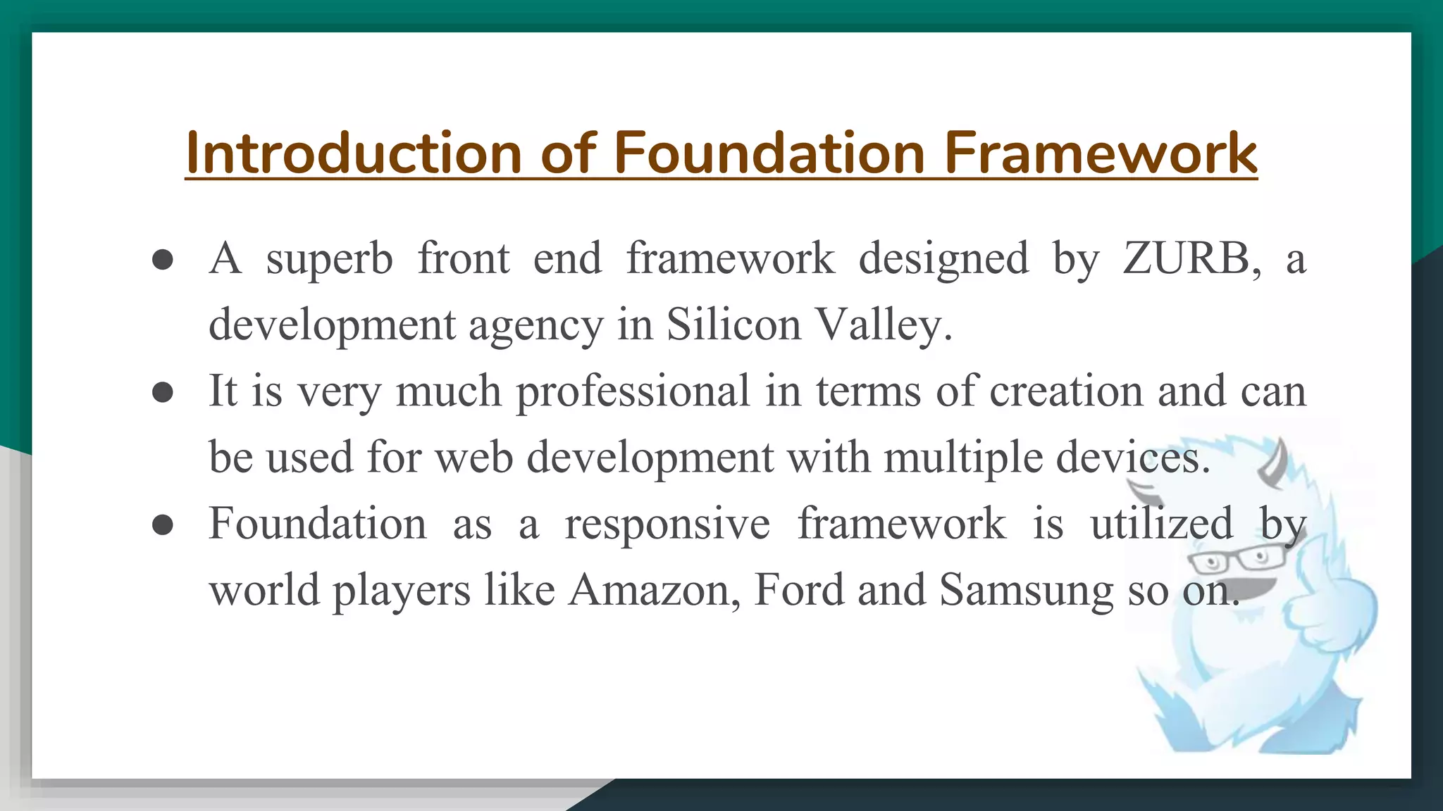 Front end frameworks | PPTX