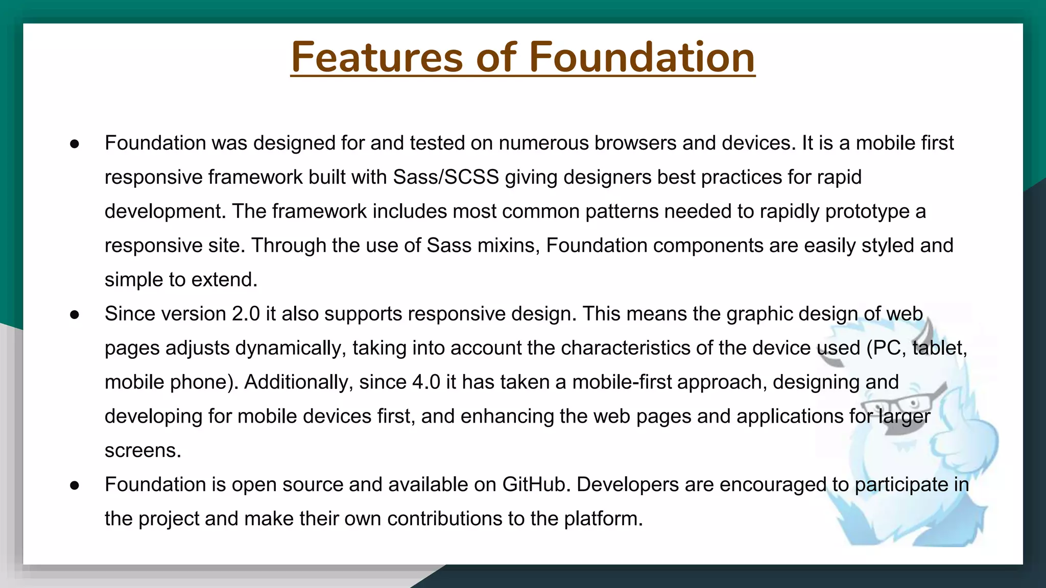Front end frameworks | PPTX