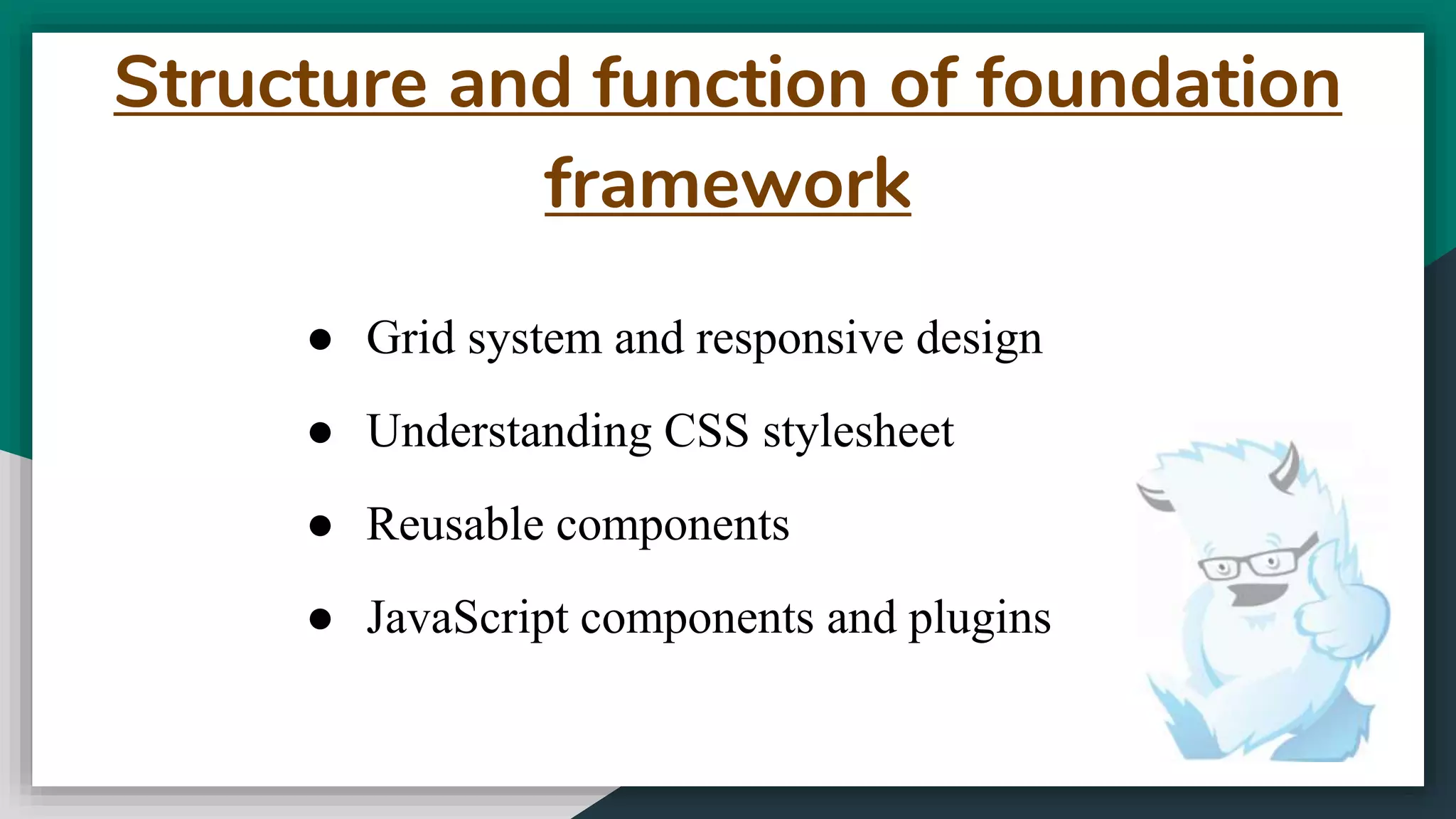 Front end frameworks | PPTX