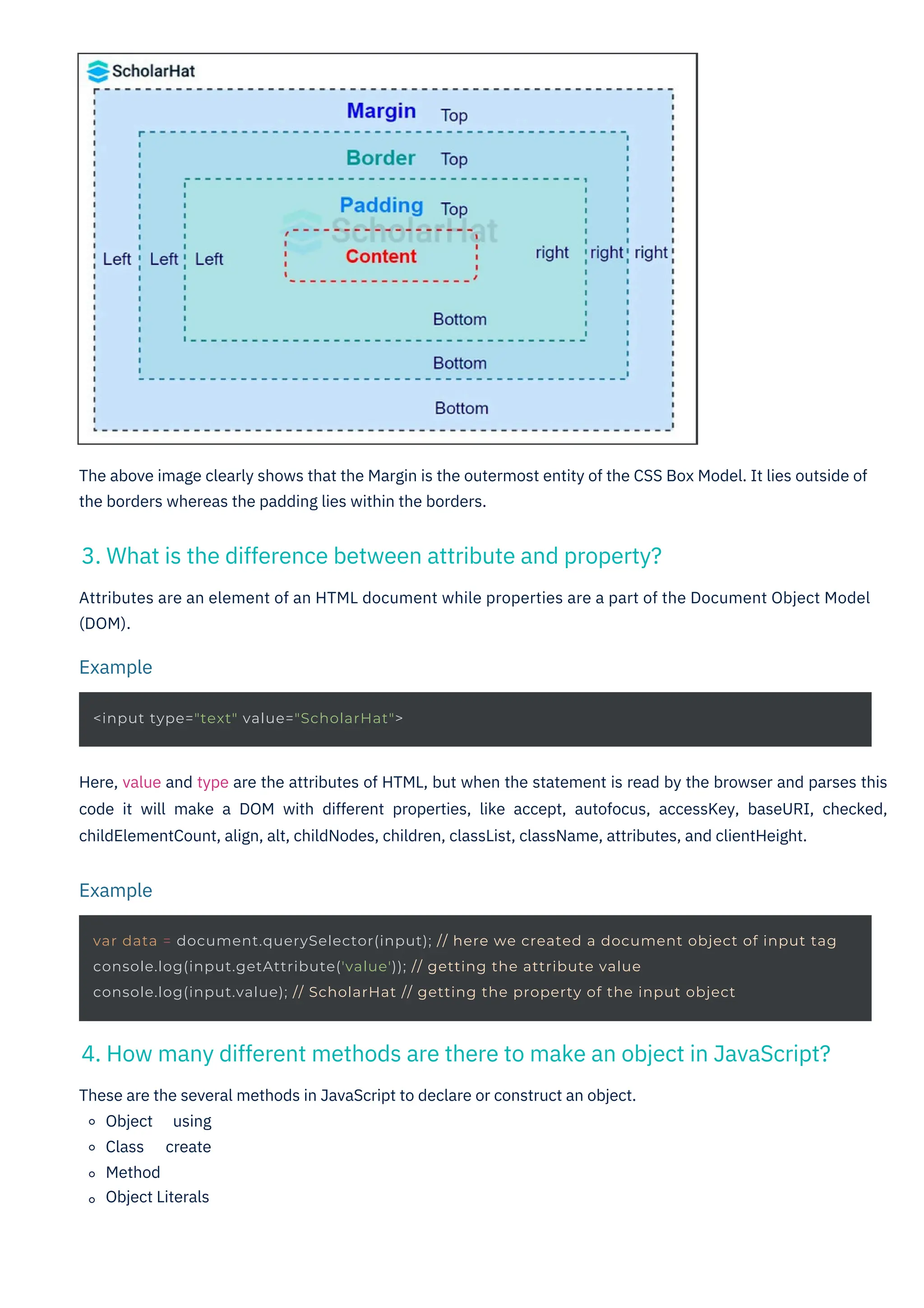 Frontend Interview Questions PDF By ScholarHat | PDF