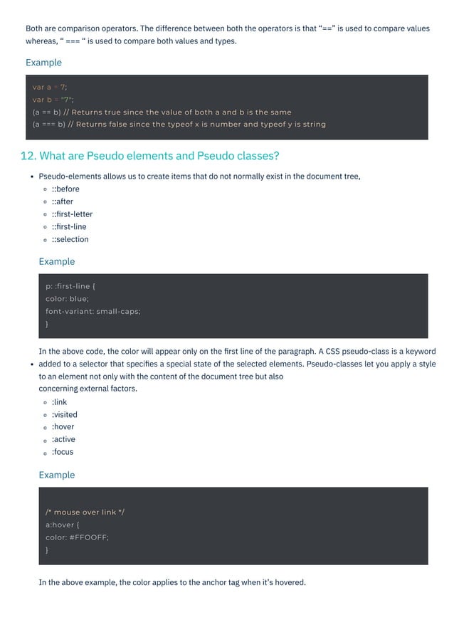 Frontend Interview Questions PDF By ScholarHat | PDF | Web Design and HTML | Internet