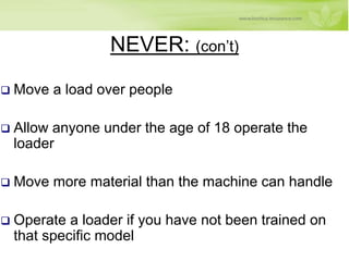 FRONT END LOADER SAFETY.ppt