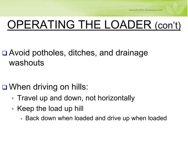 FRONT END LOADER SAFETY.ppt