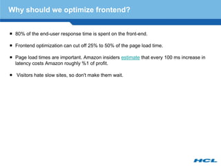 Front end optimization | PPTX