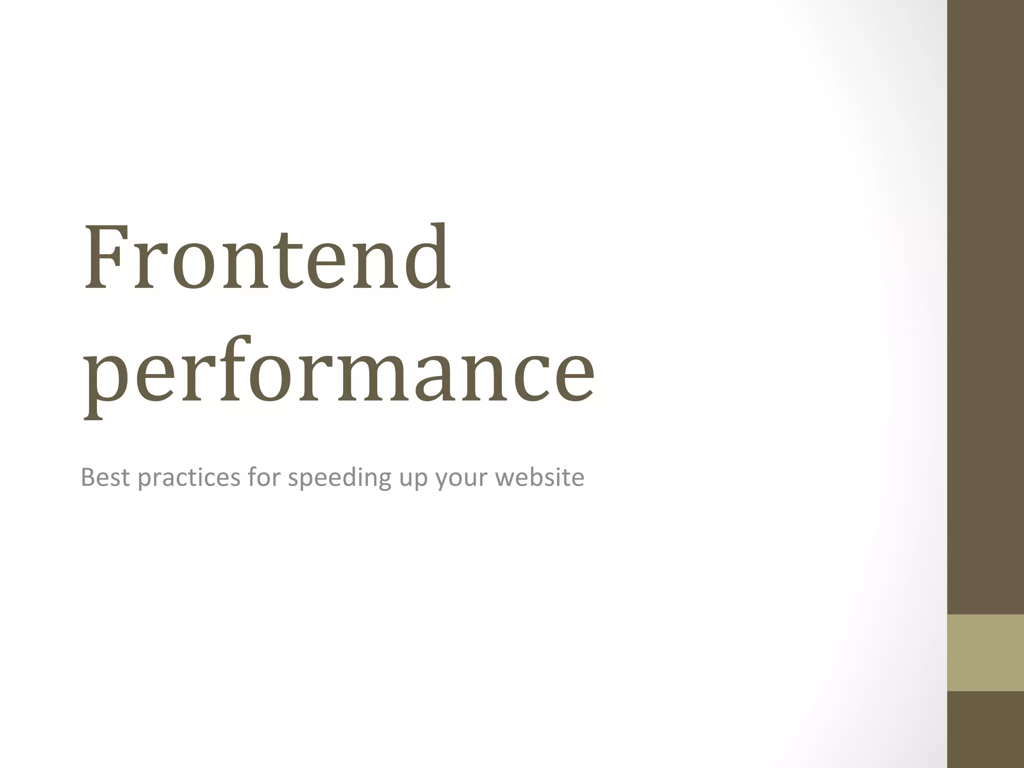 Frontend performance | PPT