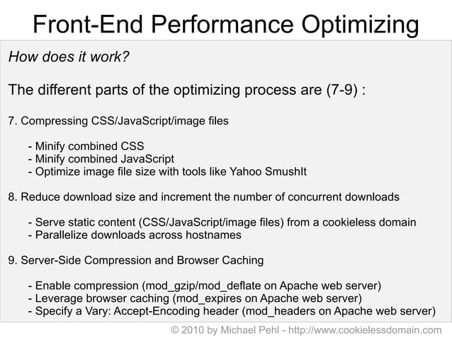 Front-End Performance Optimizing | PPT