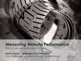 Front end performance monitoring tools | PPT