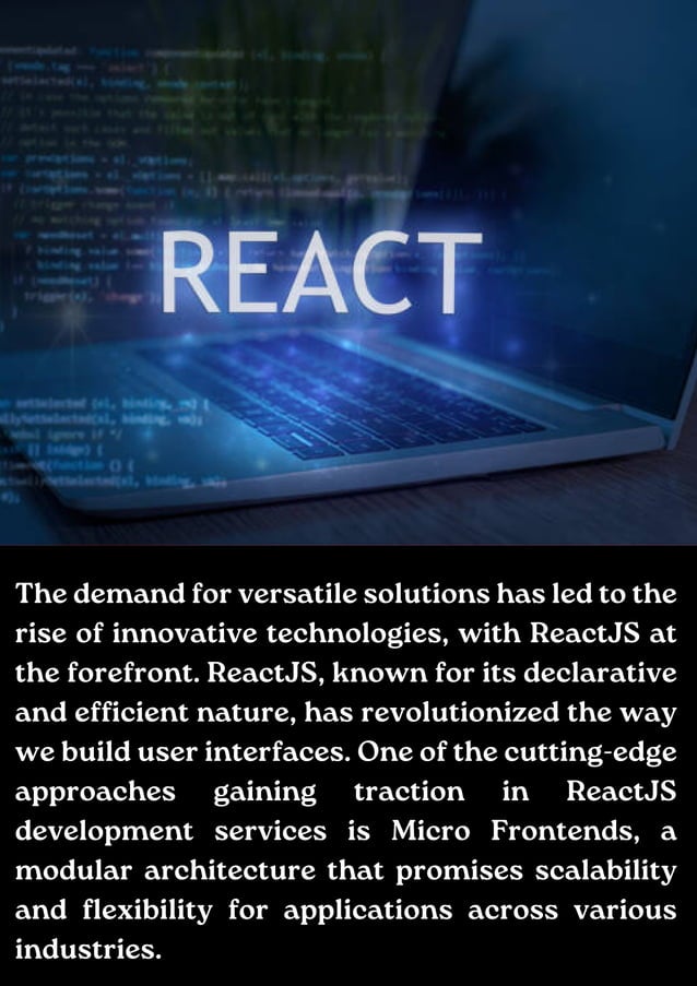 Micro Frontends with ReactJS: Modular Architecture for Scalable Apps | PDF Micro Frontends with ReactJS: Modular Architecture for Scalable Apps | PDF