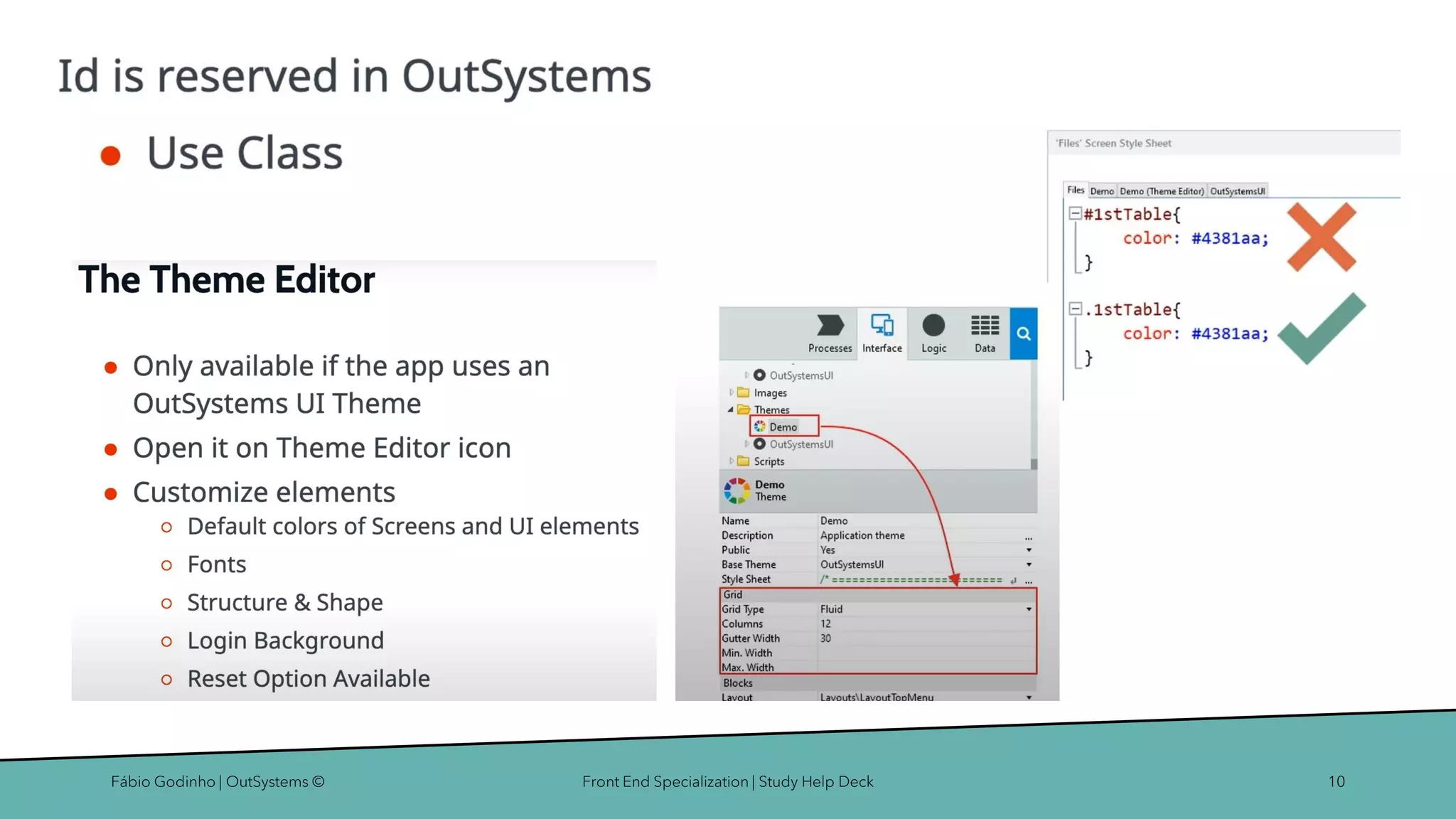OutSystems Front End Specialization - Study Help Deck | PDF