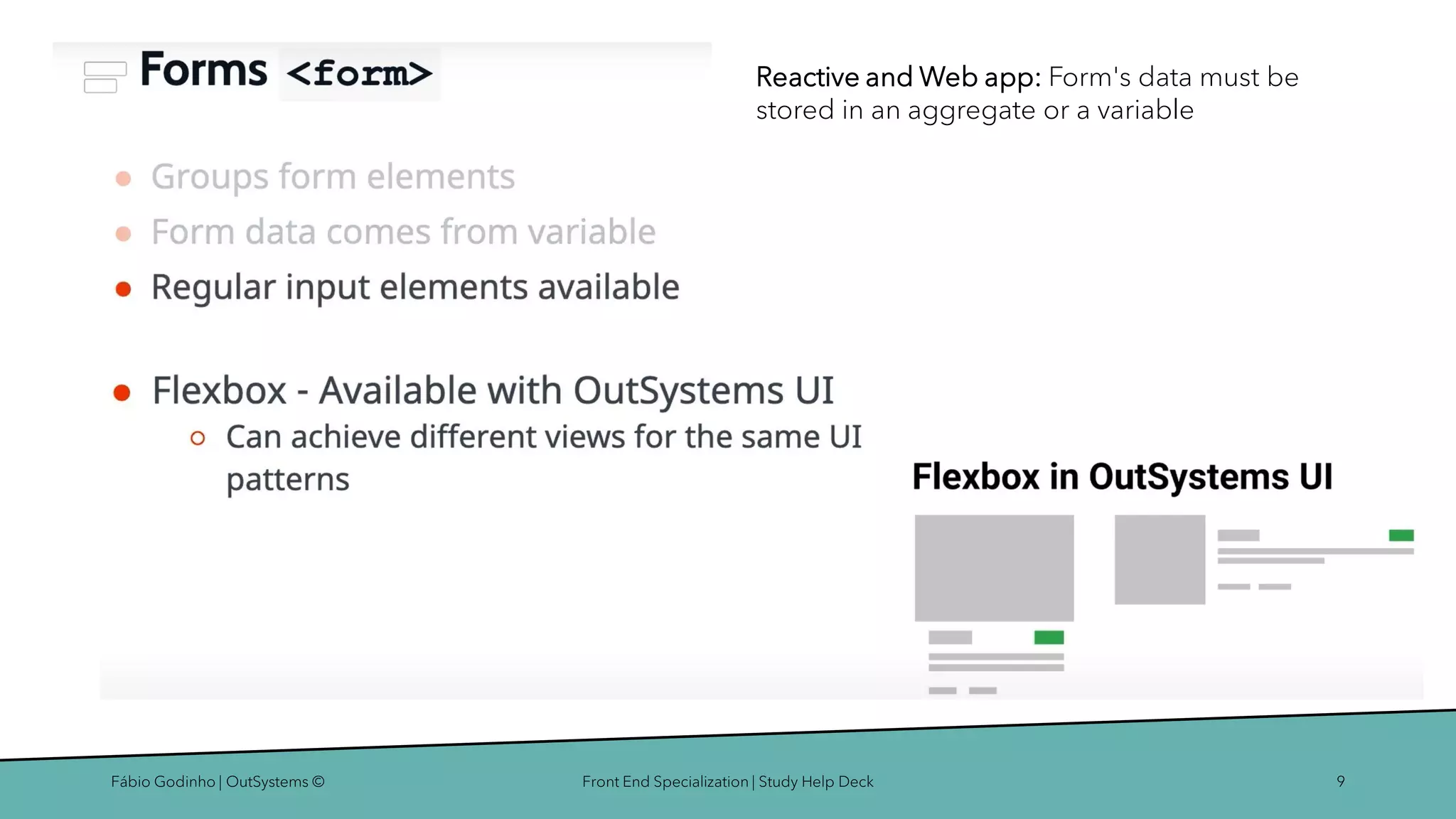 OutSystems Front End Specialization - Study Help Deck | PDF