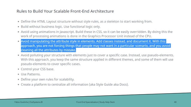 OutSystems Front End Specialization - Study Help Deck | PDF | Web ...