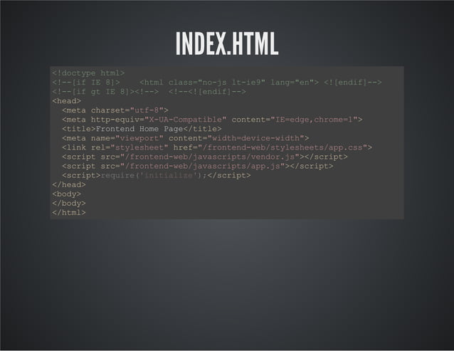 Frontend 'vs' Backend Getting the Right Mix | PPT Frontend 'vs' Backend Getting the Right Mix | PPT