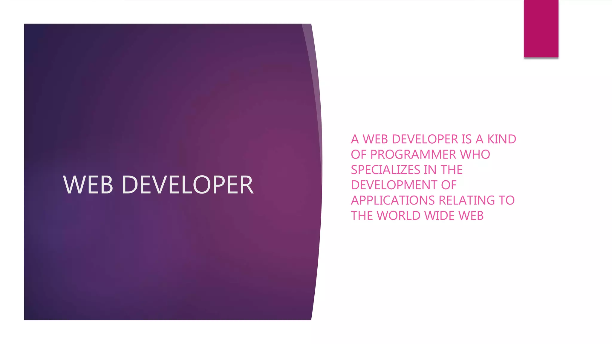 Front end web development | PPTX