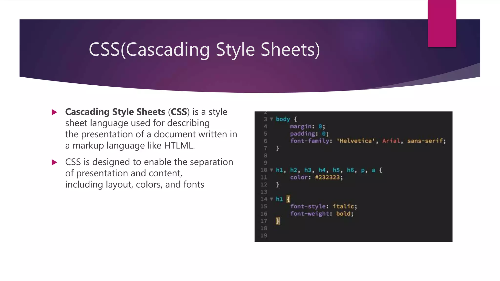 Front end web development | PPTX