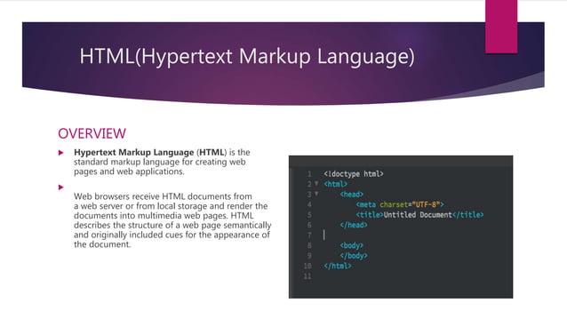 Front end web development | PPT