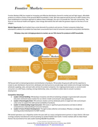 Frontier markets one pager 9.6.11 | Marketing and Advertising | Business