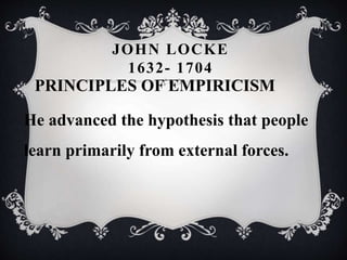 EDUCATIONAL PHILOSOPHIES OF FRONTIER THINKERS | PPTX