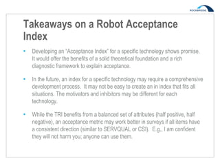 Service Robotics: How Ready are Consumers to Adopt and What Drives ...