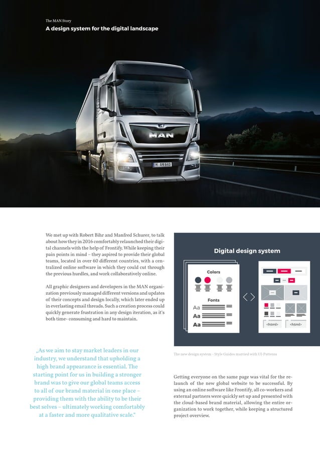MAN and Frontify | PDF