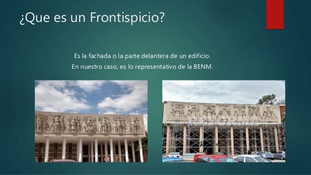 Frontispicios de la benm