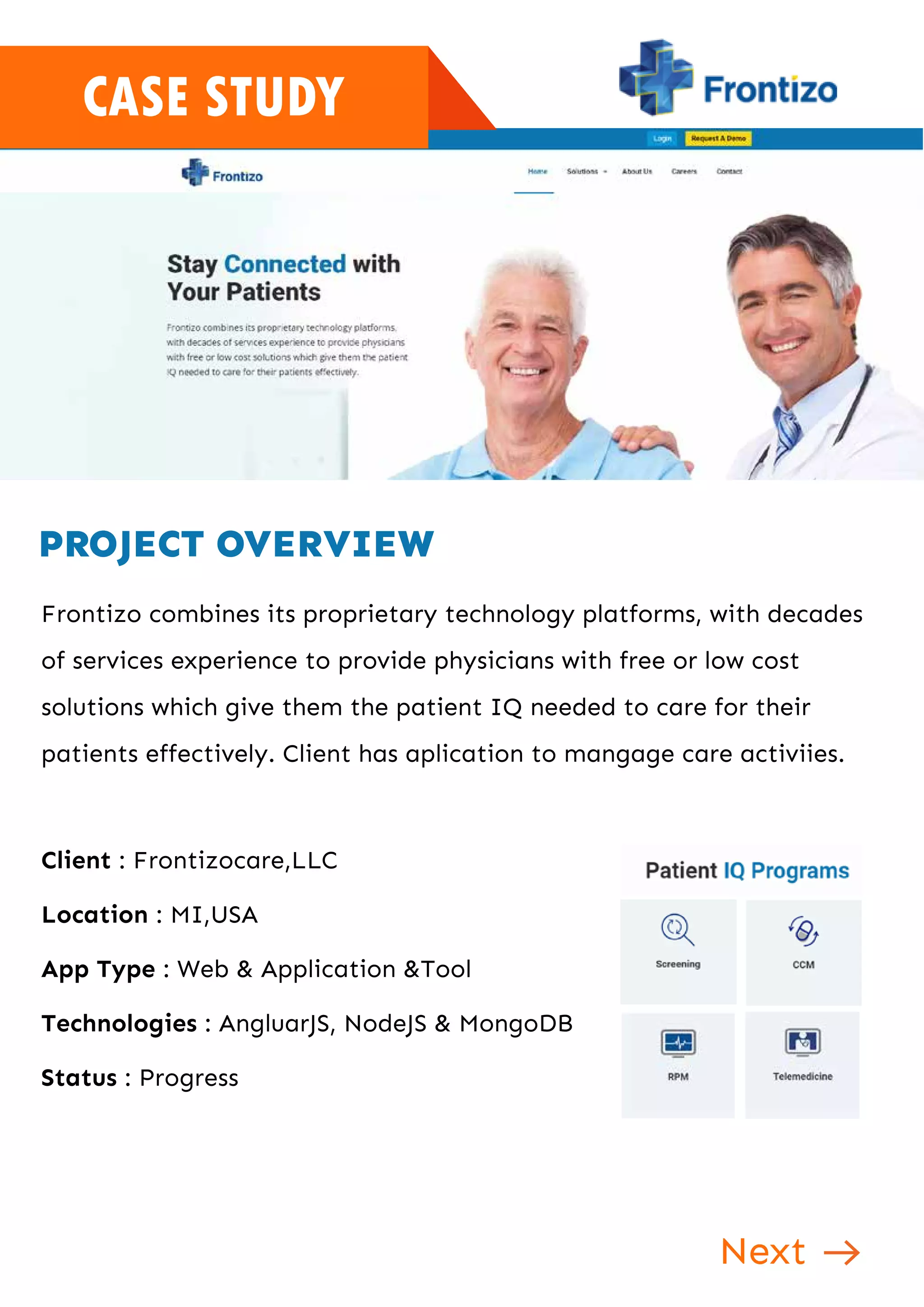 Frontizocare -Case study | PDF