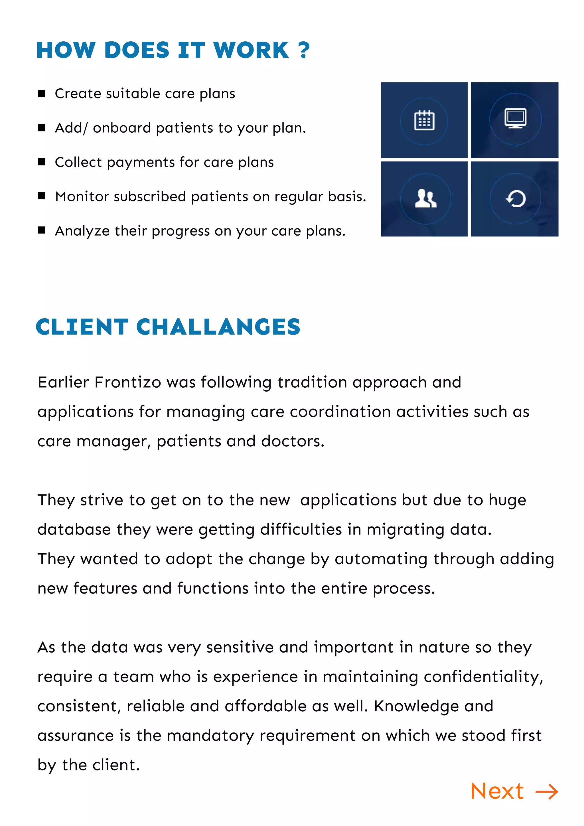 Frontizocare -Case study | PDF