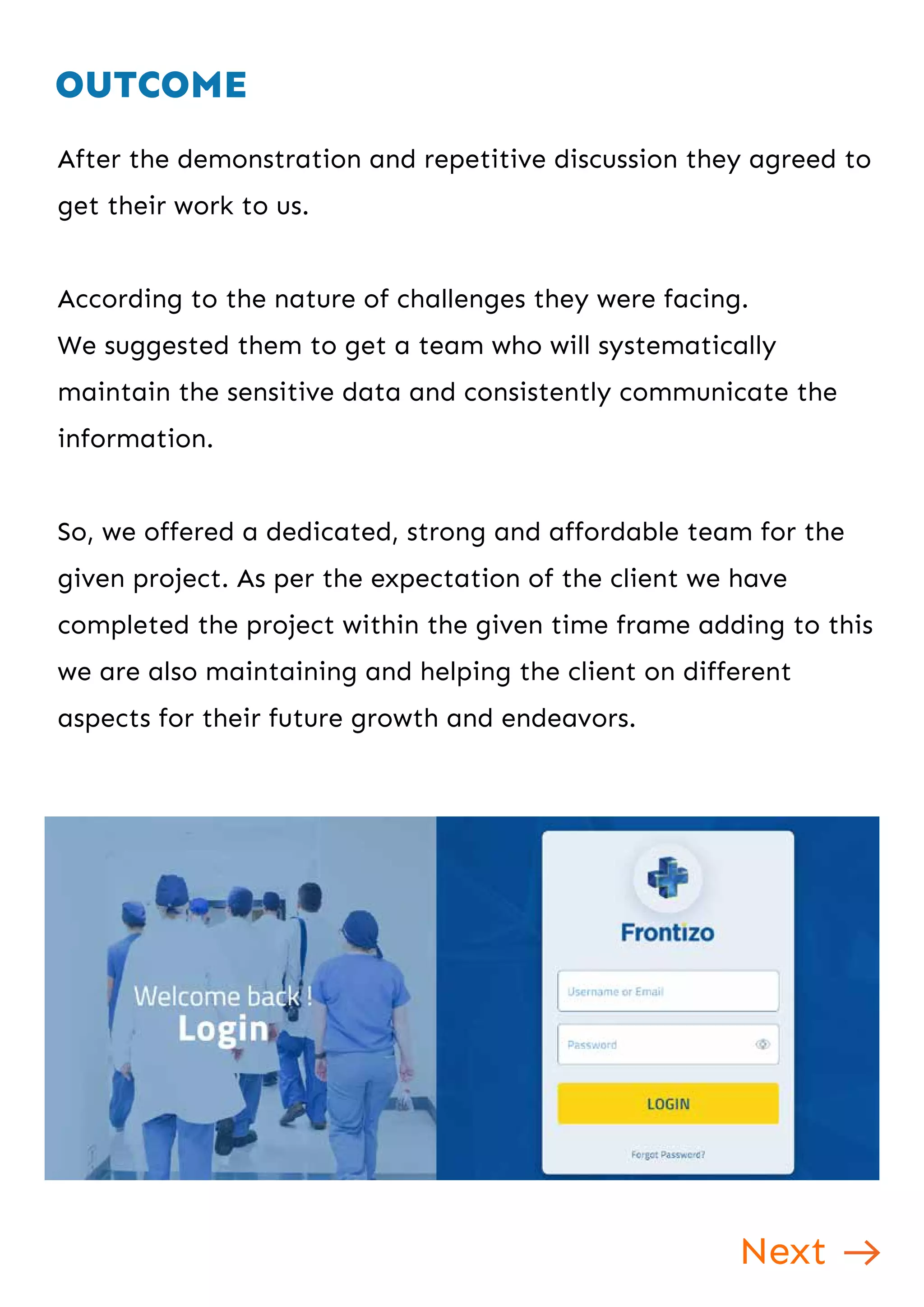 Frontizocare -Case study | PDF