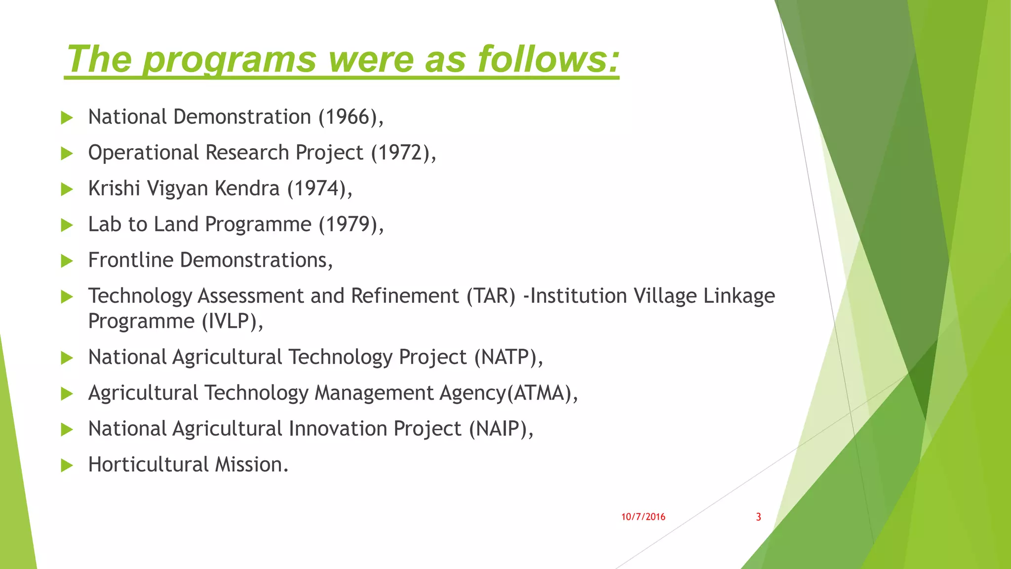 Frontline extension system | PPTX