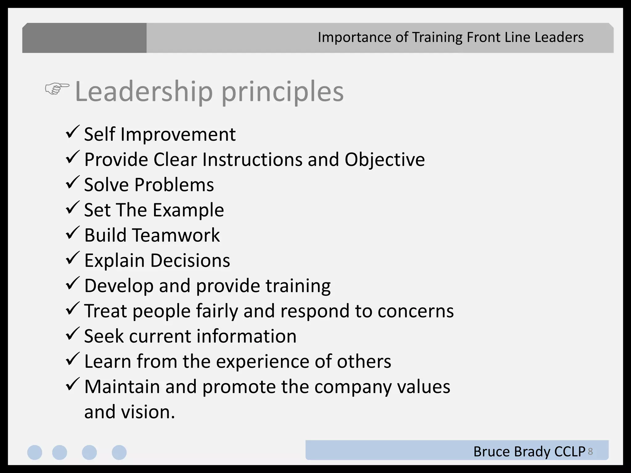 Front line leaders bb_v2 | PPT