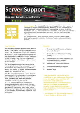 Frontline Support IT | PDF