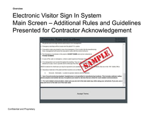 Visitor Sign In System | PPT
