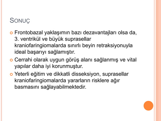 Frontobasal i̇nterhemispheric approach for large suprasellar ...